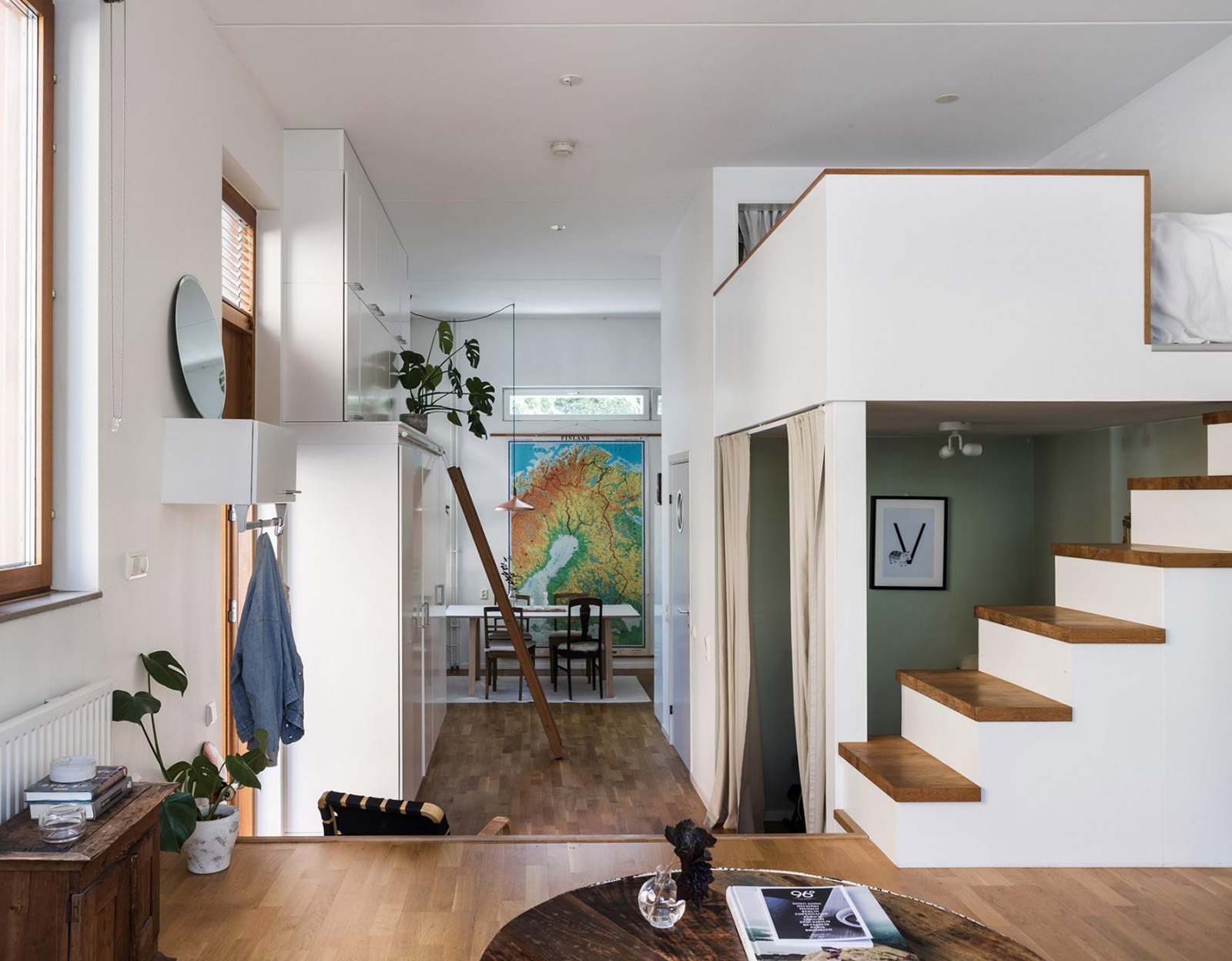 Clever small space solutions in a Swedish studio apartment - We Are Scout Clever small space solutions in a Swedish studio apartment - We Are Scout