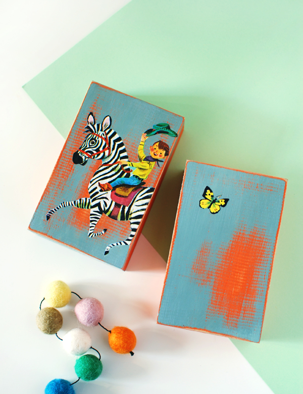 TUTORIAL: Vintage Storybook Blocks - We Are Scout