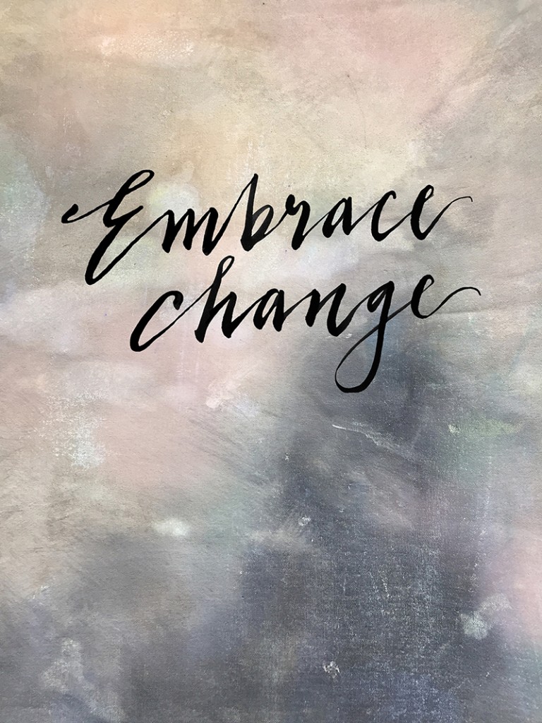 We Are Scout free printable poster: Embrace change